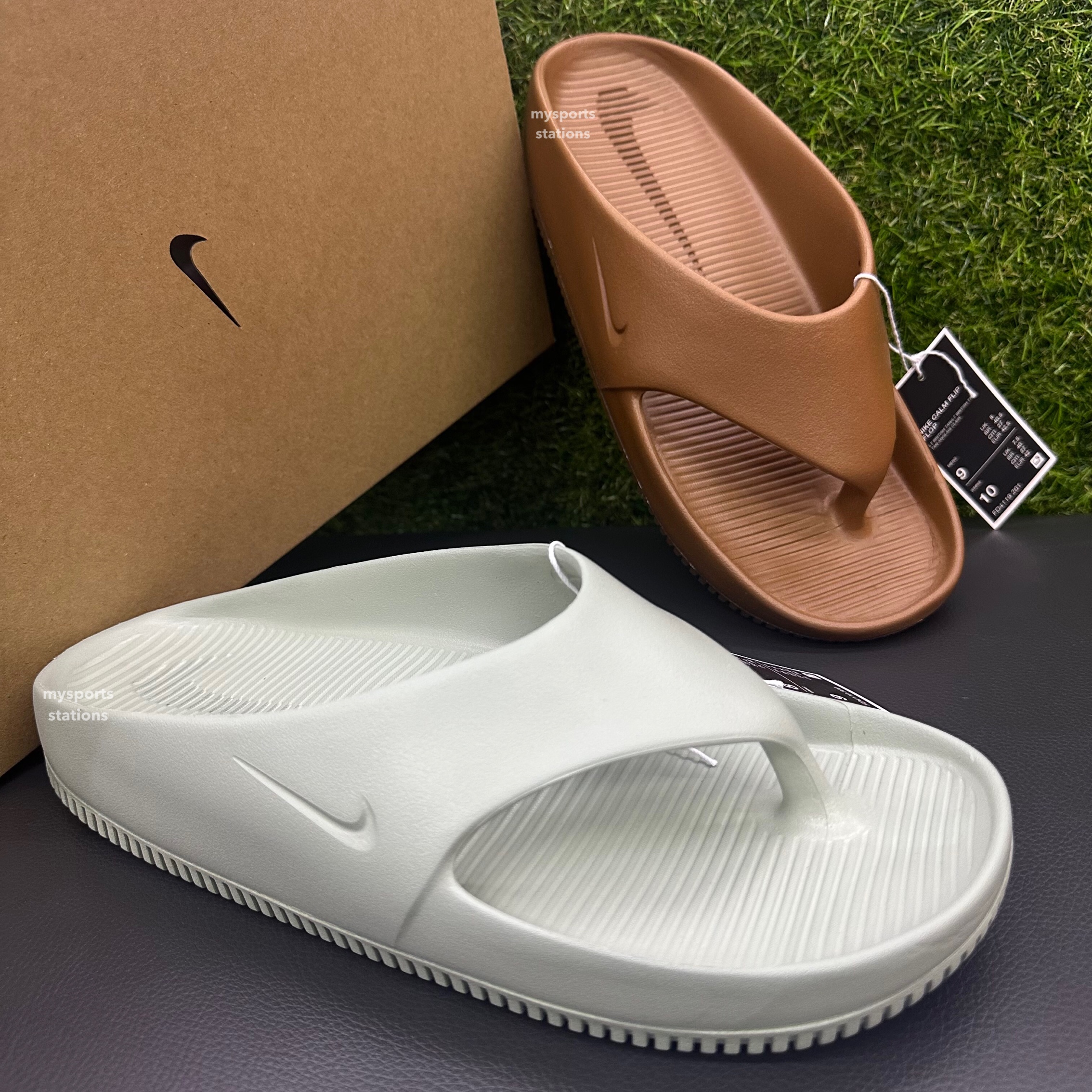 NIKE Mens Calm FD4119-201 | FD4119-300 Flip Flops | Slides | Sandals ...