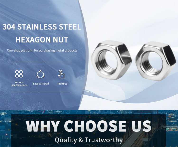 304 Stainless Steel Hex Nut M2 M2.5 M3.5 M3 M4 M5 M6 M8 M10 M12 Hexagon Nut DIN934 | Shopee Malaysia