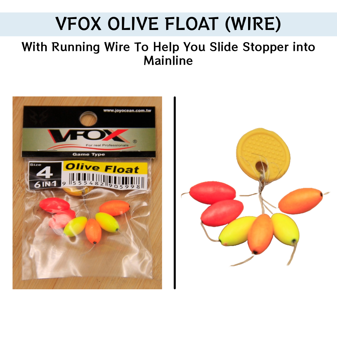 VFOX FLOAT STOPPER Round and Olive Shape High Density Floating Foam ...