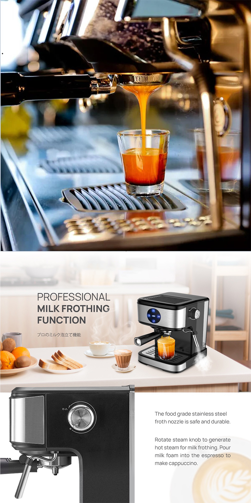🎁 Lahome Smart Automatic Espresso Coffee Maker Machine On Sale Touch ...