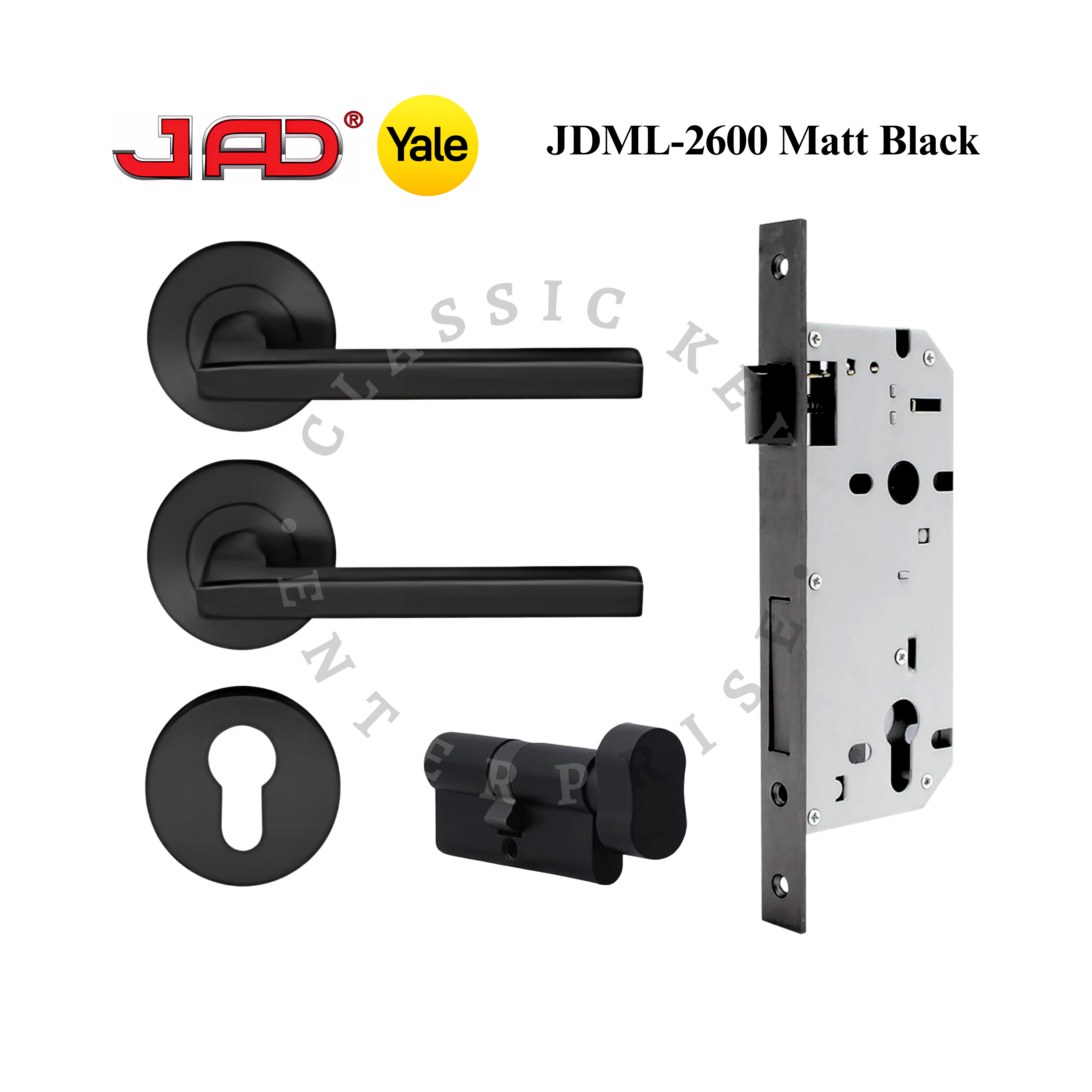 JAD Part Of YALE Lever Handle Mortise Door Lock Set (Size 60x85) Color ...