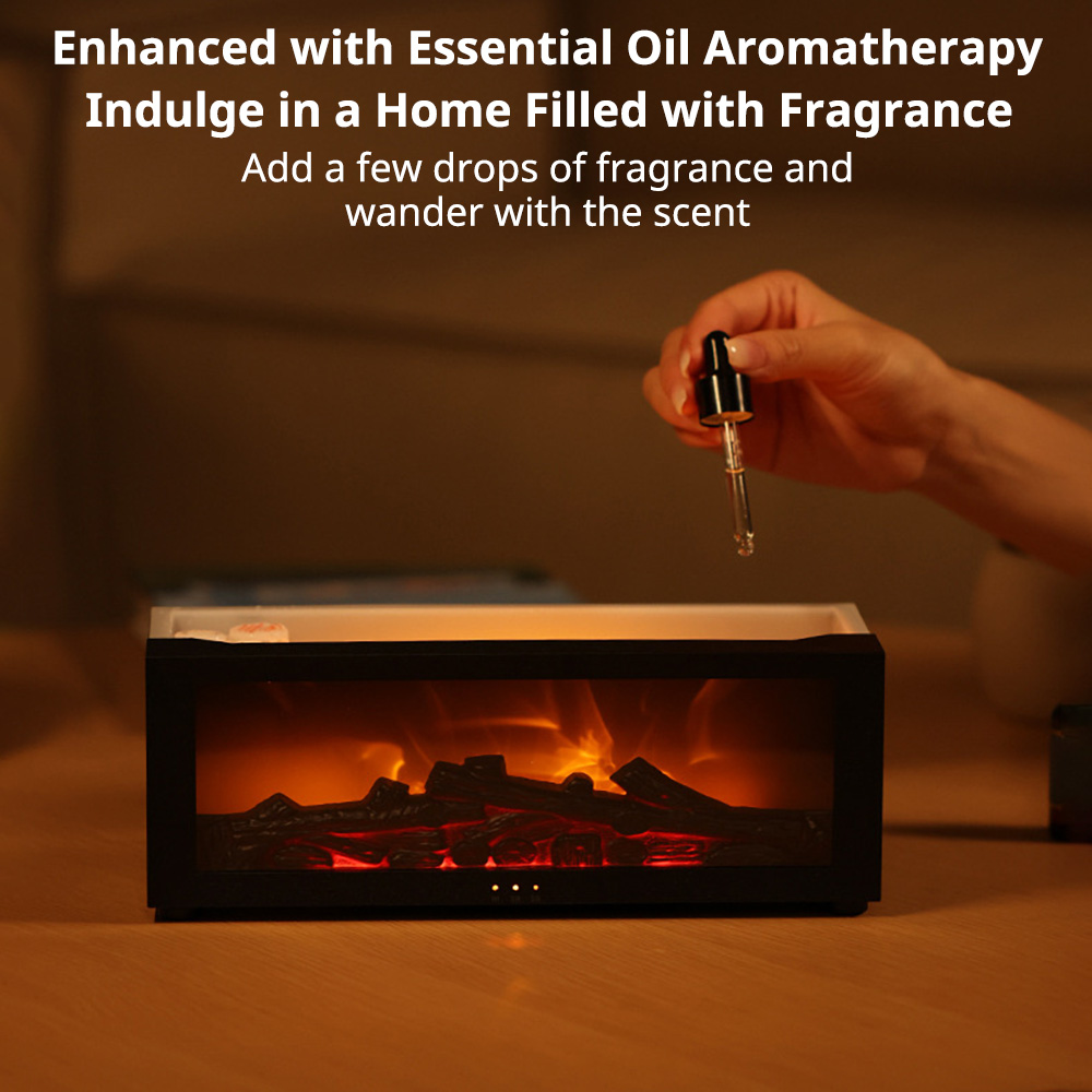 Air Humidifier Essential Oils Humidifiers Home Aroma Humidifier Flame ...