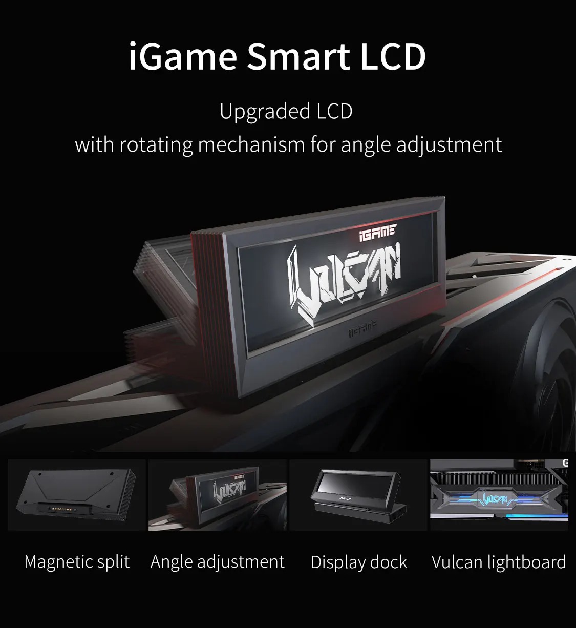 COLORFUL IGAME GEFORCE RTX 5080 VULCAN OC 16GB GDDR7 - LCD DISPLAY ...
