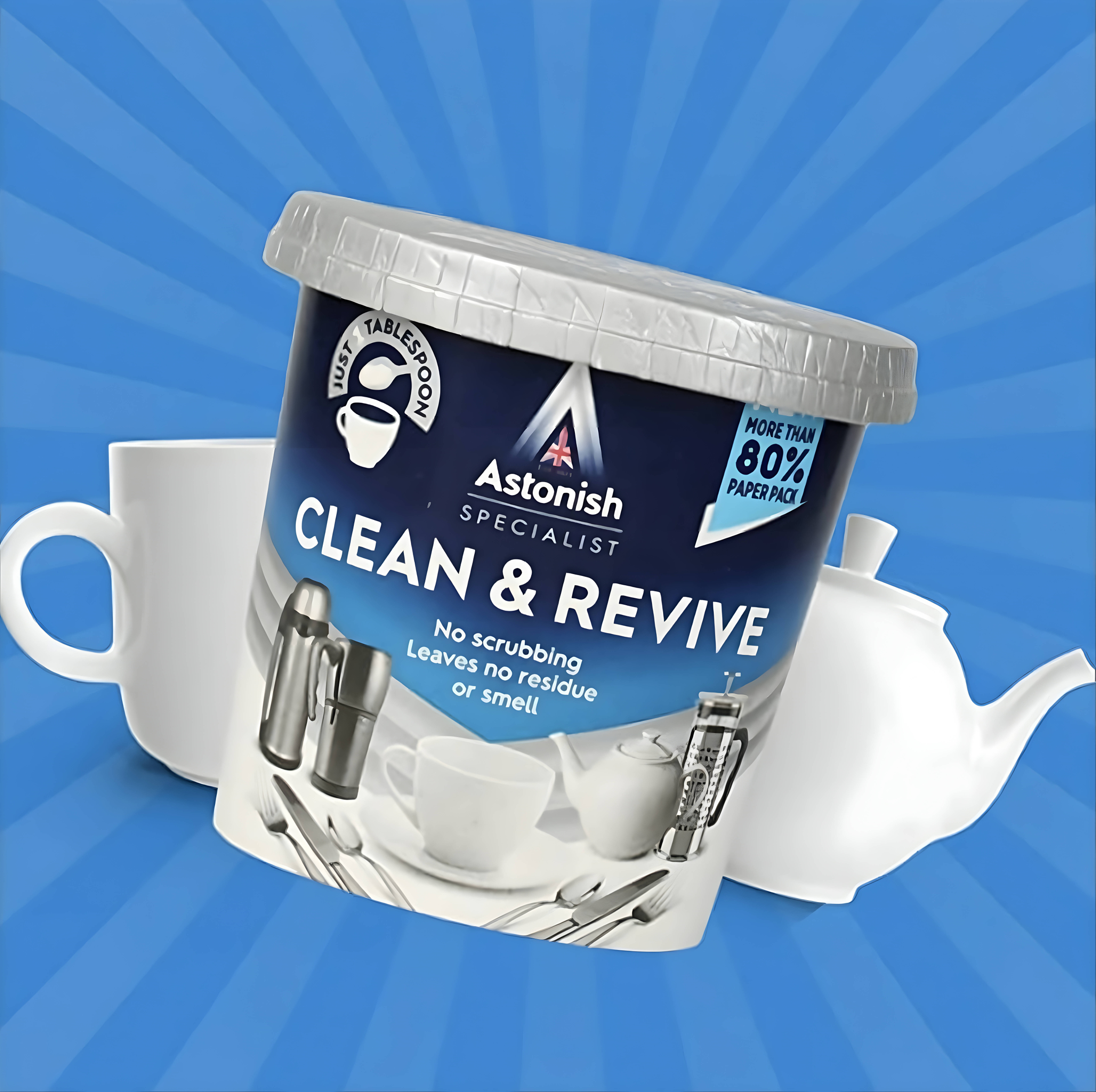 ASTONISH SPECIALIST CLEAN & REVIVE CUP CLEAN (350G) | Shopee Malaysia