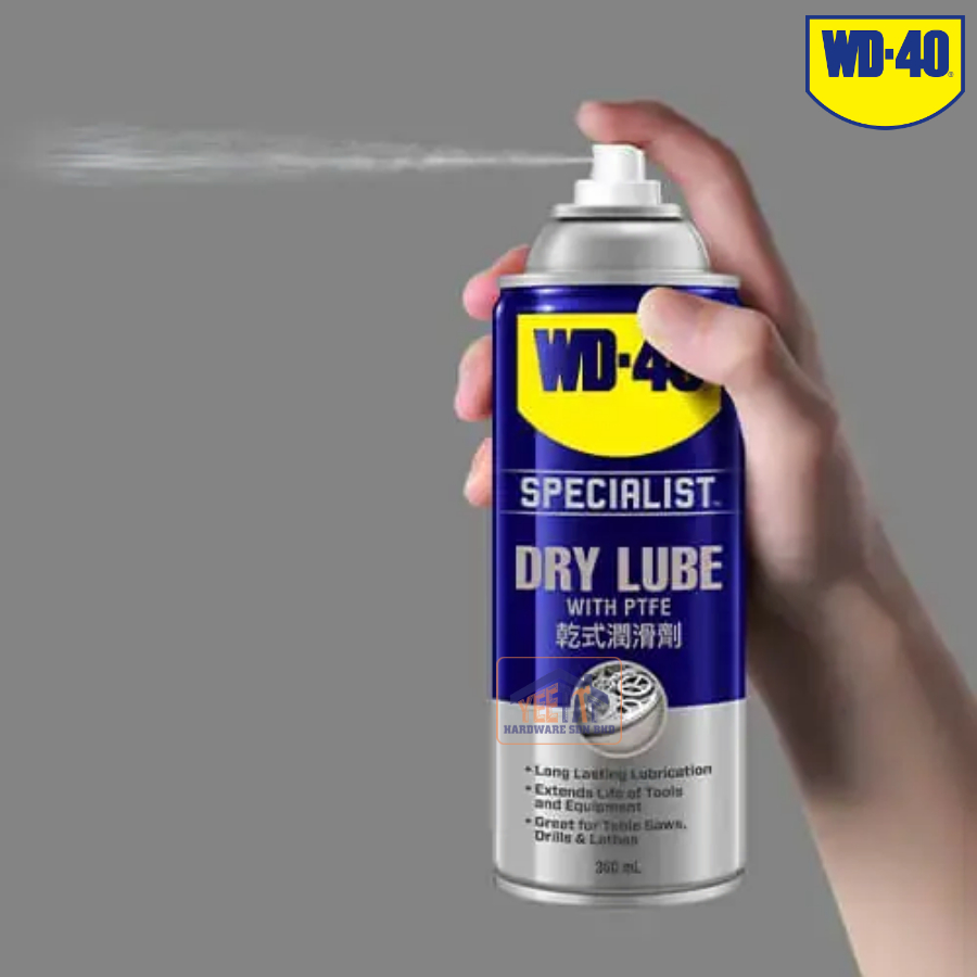 [ WD-40 ] Specialist Dry Lube With PTFE Enhanced Protection 360ml ...