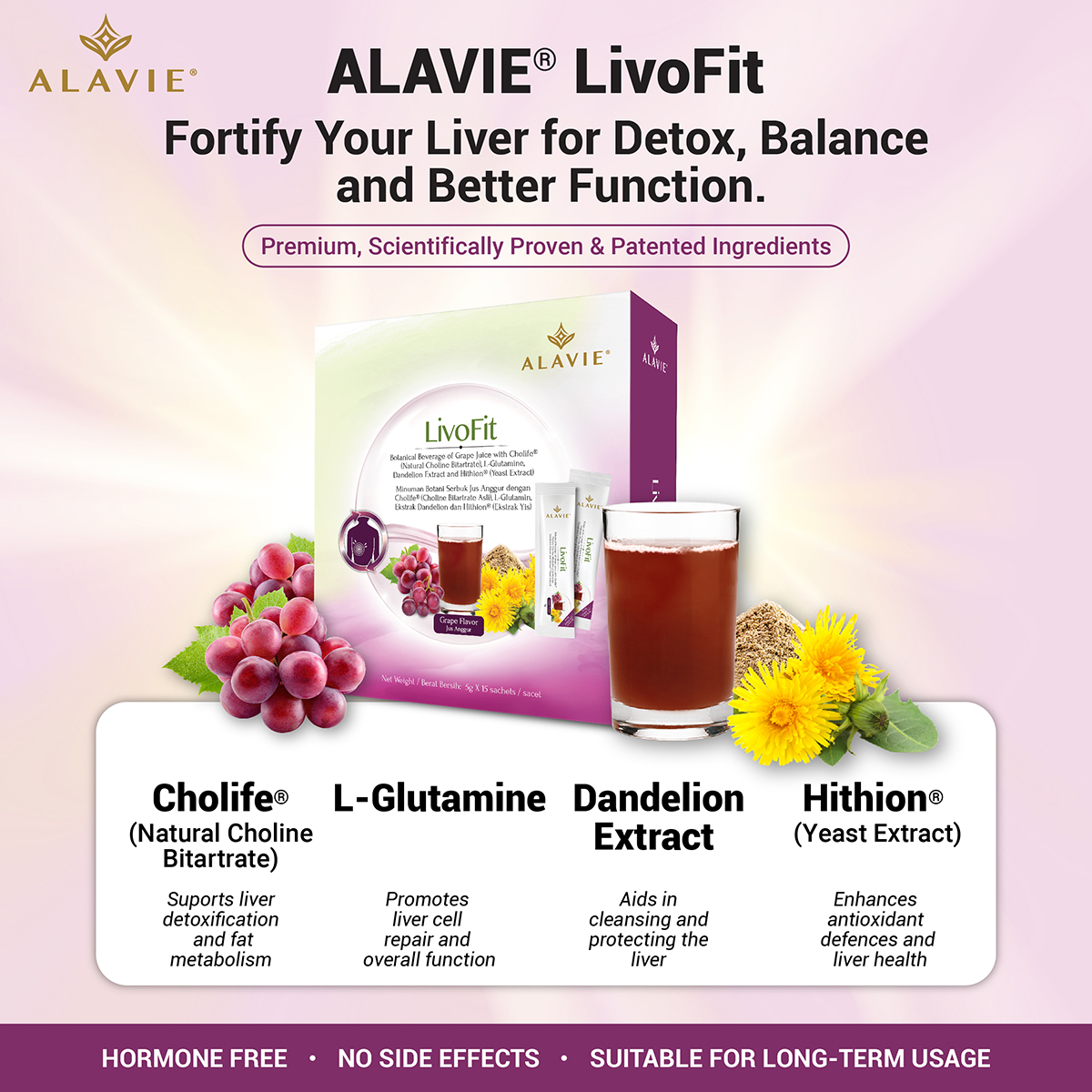 ALAVIE LivoFit 15s 天然肝脏排毒解宿醉营养饮 Liver Detox, Liver Care, Halal, Liver ...