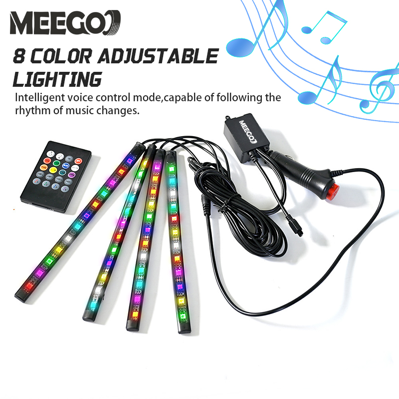 MeeGoo Car Sound Mode USB Interface LED Light Strip | Shopee Malaysia