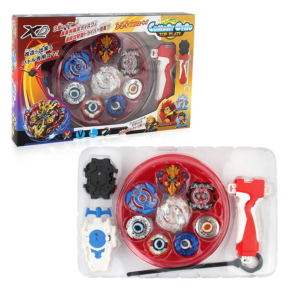 Children's Gyro Toy Set Spinning Launcher Battle Gyro Game 12 Gyro 3 ...