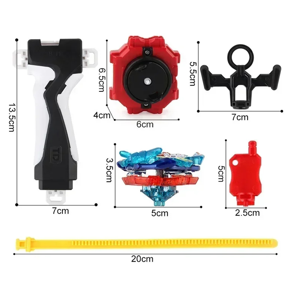 Children's Gyro Toy Set Spinning Launcher Battle Gyro Game 12 Gyro 3 Launcher Beyblade Burst Set ...