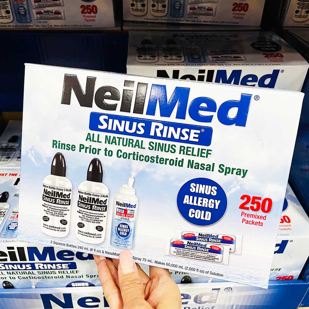 NEILMED Sinus Rinse Premixed Started Kit Sachets SET ( 250 sachets 2 ...