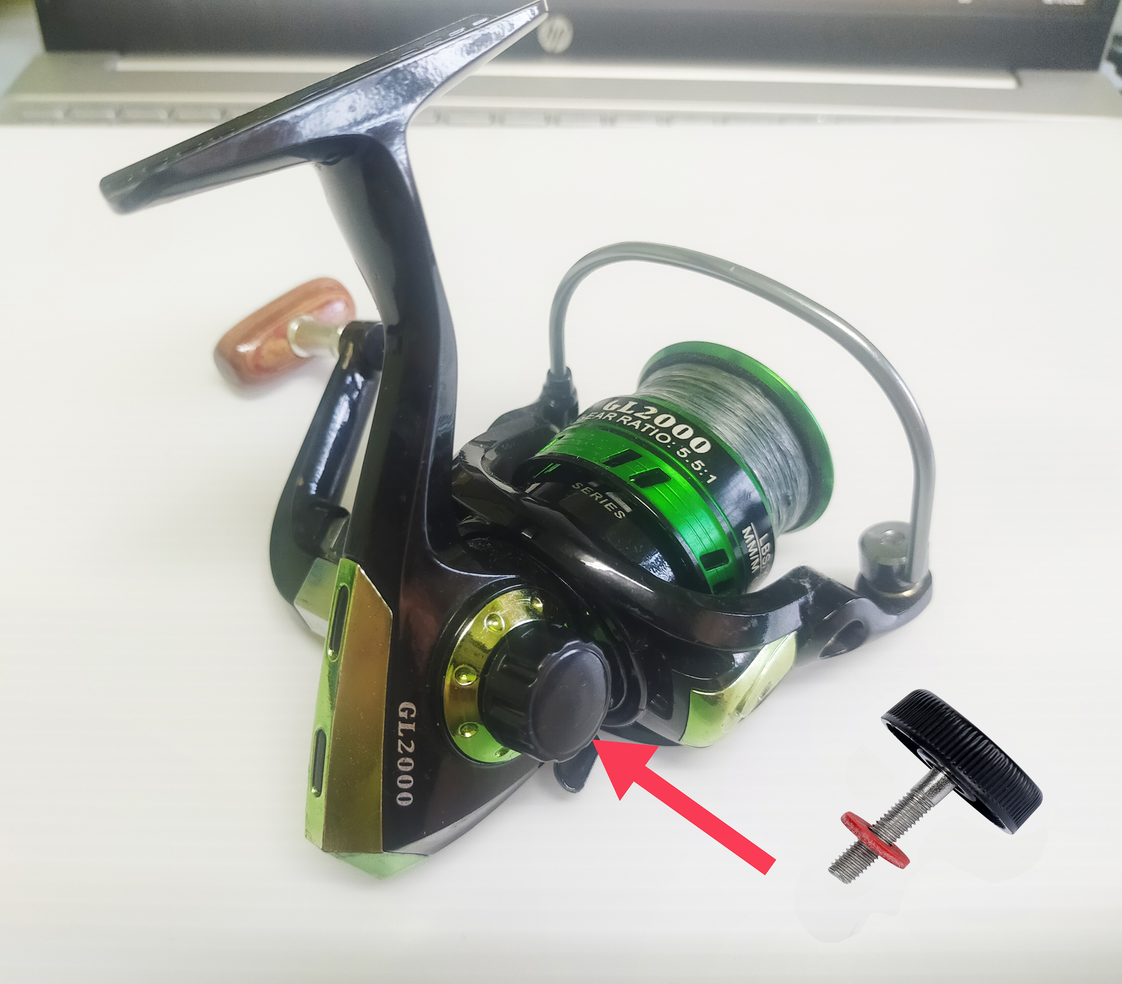 Spinning Reel Handle Screw Cap Replacement Fishing Reel Spare Part ...