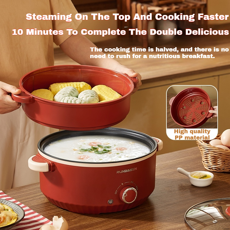 5L Capacity Non-Stick Multi Cooker Multifunctional Electric Cooker with ...
