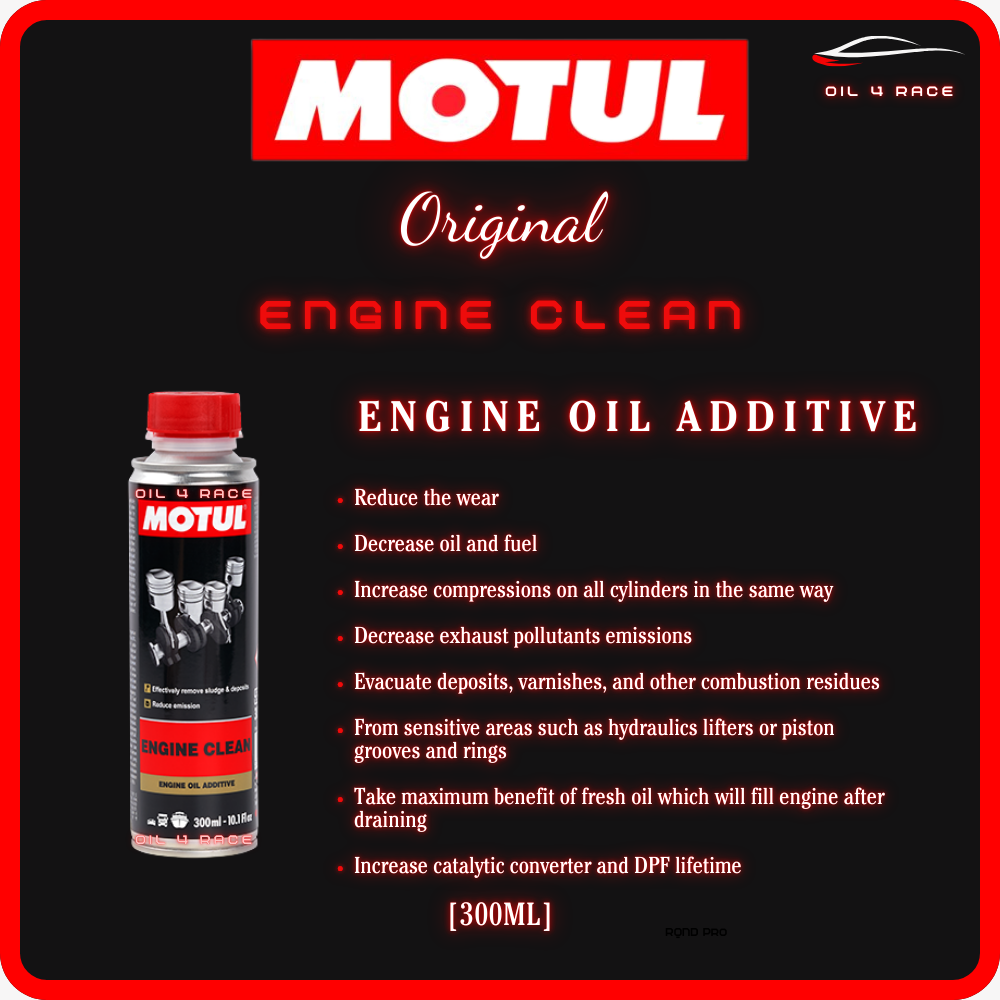 MOTUL ENGINE CLEAN & AUTO 300ml | Shopee Malaysia