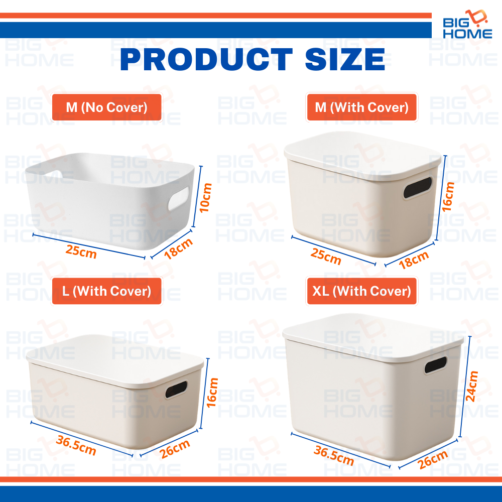 Plastic Container Storage Box With Lid Muji Storage Organizer Box ...