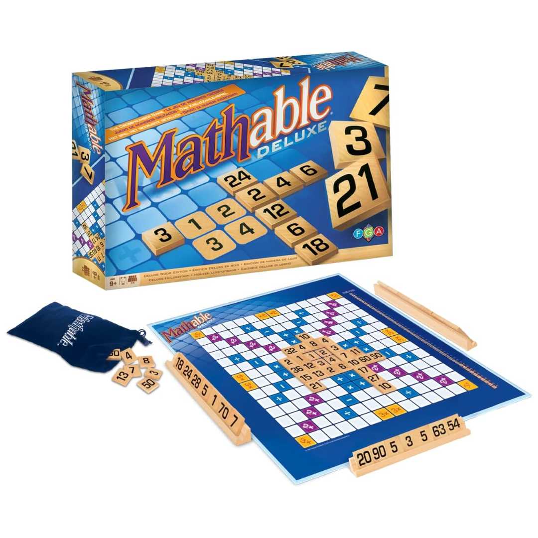 Mathable Deluxe Mathematics Puzzle Board Game Number Words Tabletop ...