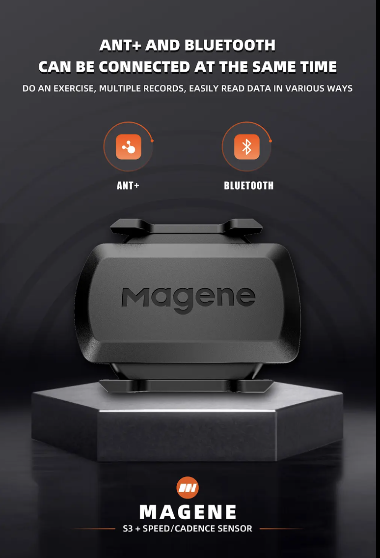 ORIGINAL MAGENE S3+ SPEED CADENCE DUAL MODE SENSOR 2 IN 1 ANT Bluetooth ...