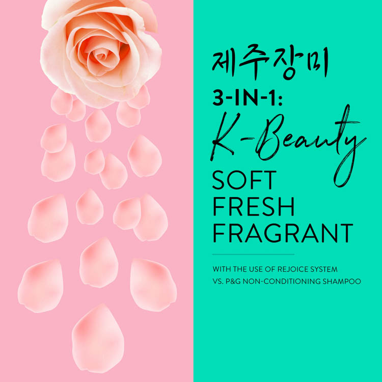 Rejoice 3In 1 Shampoo Korean Jeju Rose 300ml | Shopee Malaysia