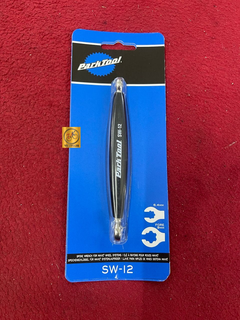 PARK TOOL SW-12 Spoke Wrench for MAVIC WHEEL STSTEMS 6.4MM FORE 9MM ...