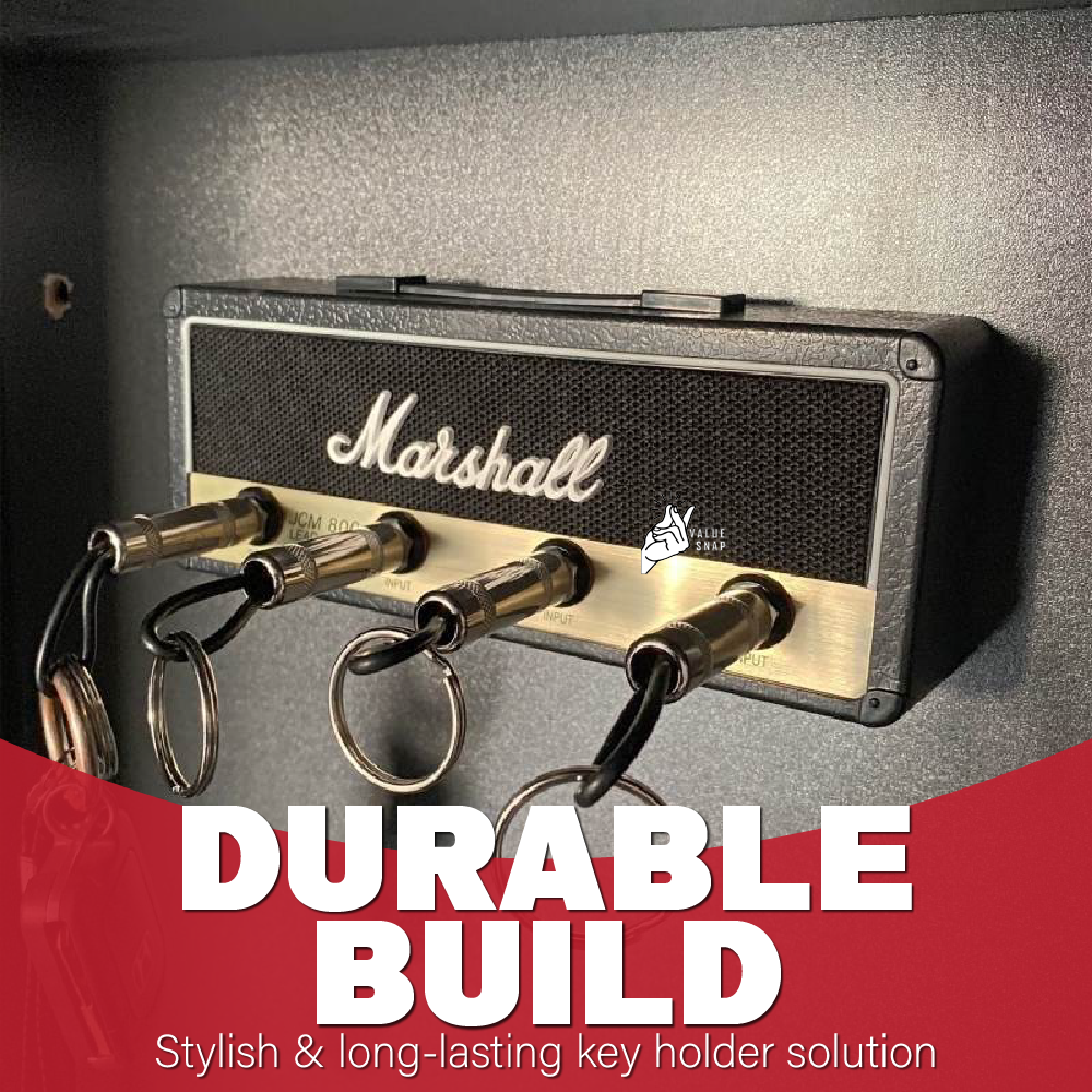 Key Hanger Storage Holder Key Rack Amp Vintage Guitar Keychain Storage ...