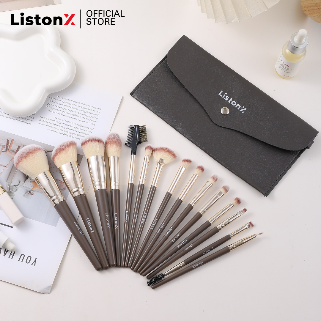 Set Berus Mekap Deluxe ListonX GlamourCraft – Set Lengkap Berus Muka ...