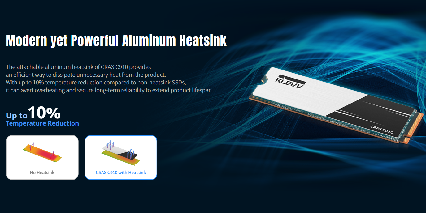 (READY STOCK) KLEVV CRAS C910 1TB M.2 NVMe PCIe Gen4x4 Solid State ...