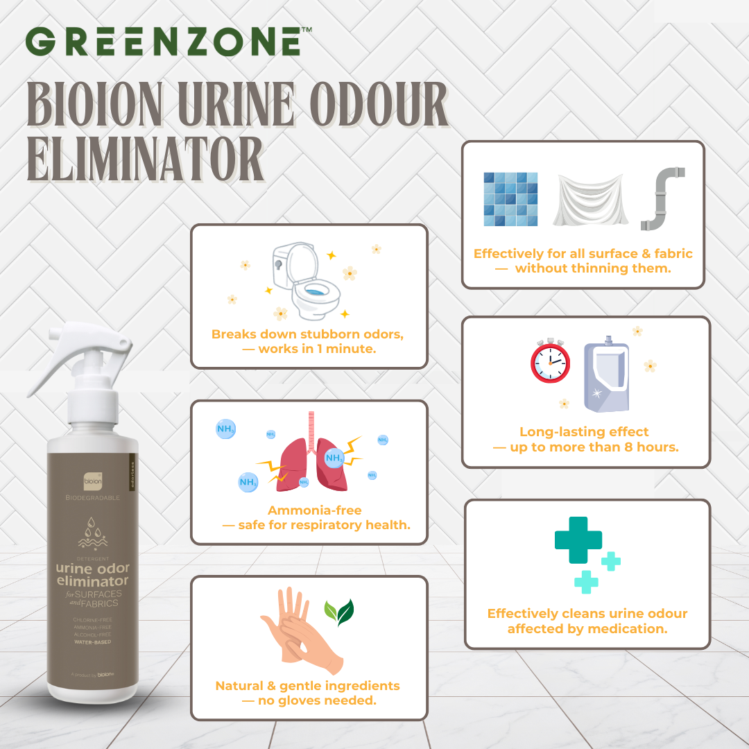 Bioion Urine Odor Eliminator 250ML | Bioion Penghapus Bau Hancing 250ML ...