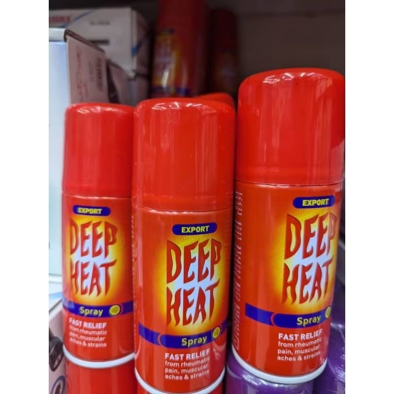 DEEP HEAT SPRAY 150 ml ( FAST RELIEF from rheumatic pain,muscular aches ...
