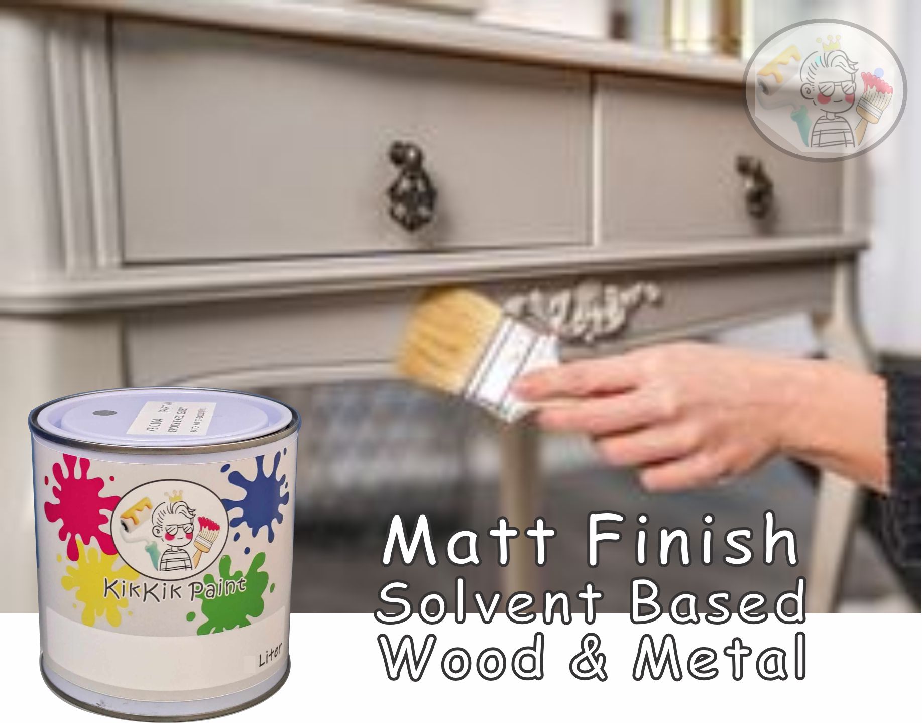KK532 RED CHILI ( MATT FINISH ) WOOD PAINT & METAL PAINT (Wood & Metal ...