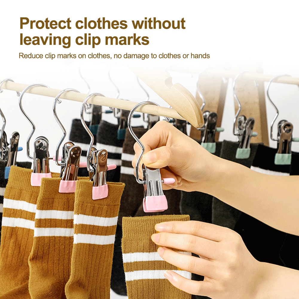 Multi functional plastic clip Hat clip rotating hook Curtain storage ...