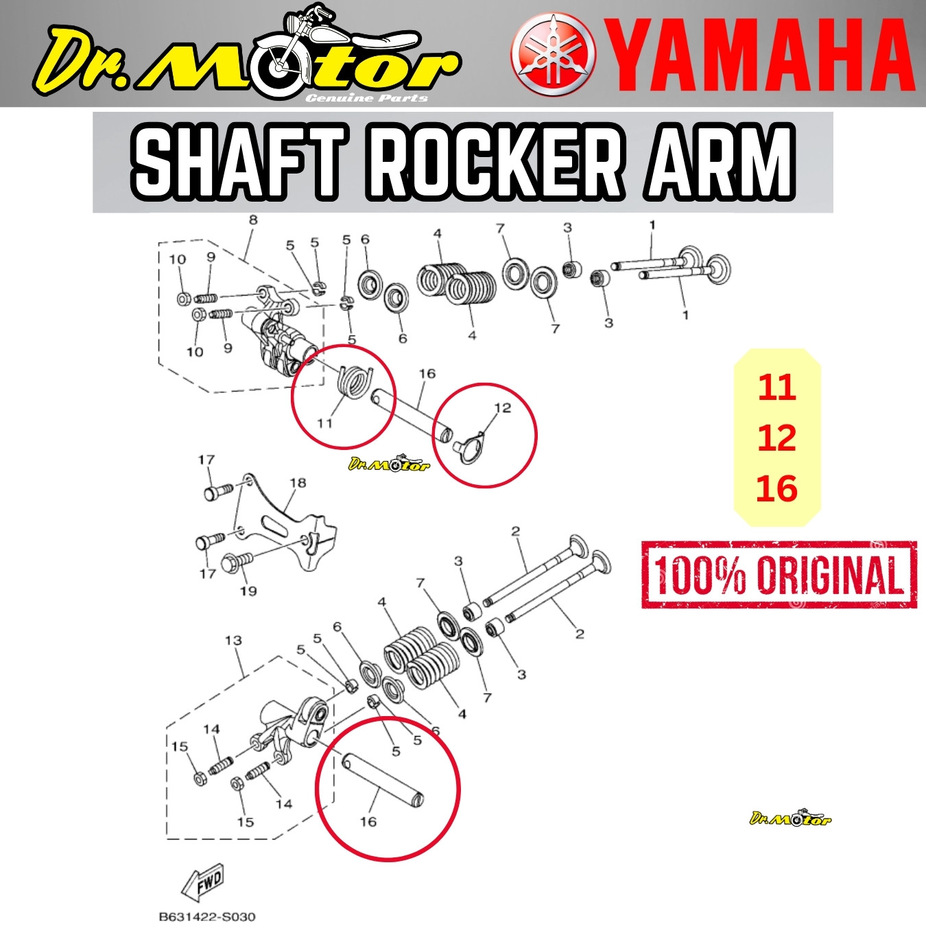 NVX155 NMAX NMAX150 NVX 155 V1-V2 Rocker Arm Plate Lock Washer Spring ...