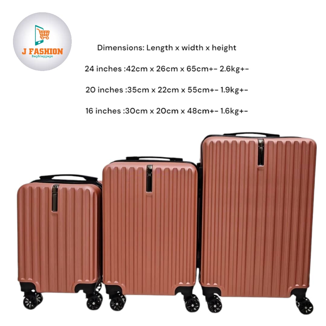Macaron Simple Design Luggage Travel Bags Suitcase 16"20"24"Ready Stock ...