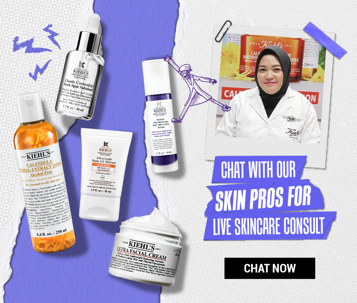 Kiehl's Clearly Corrective™ Slippery Glass Skin Duo - Including Dark ...