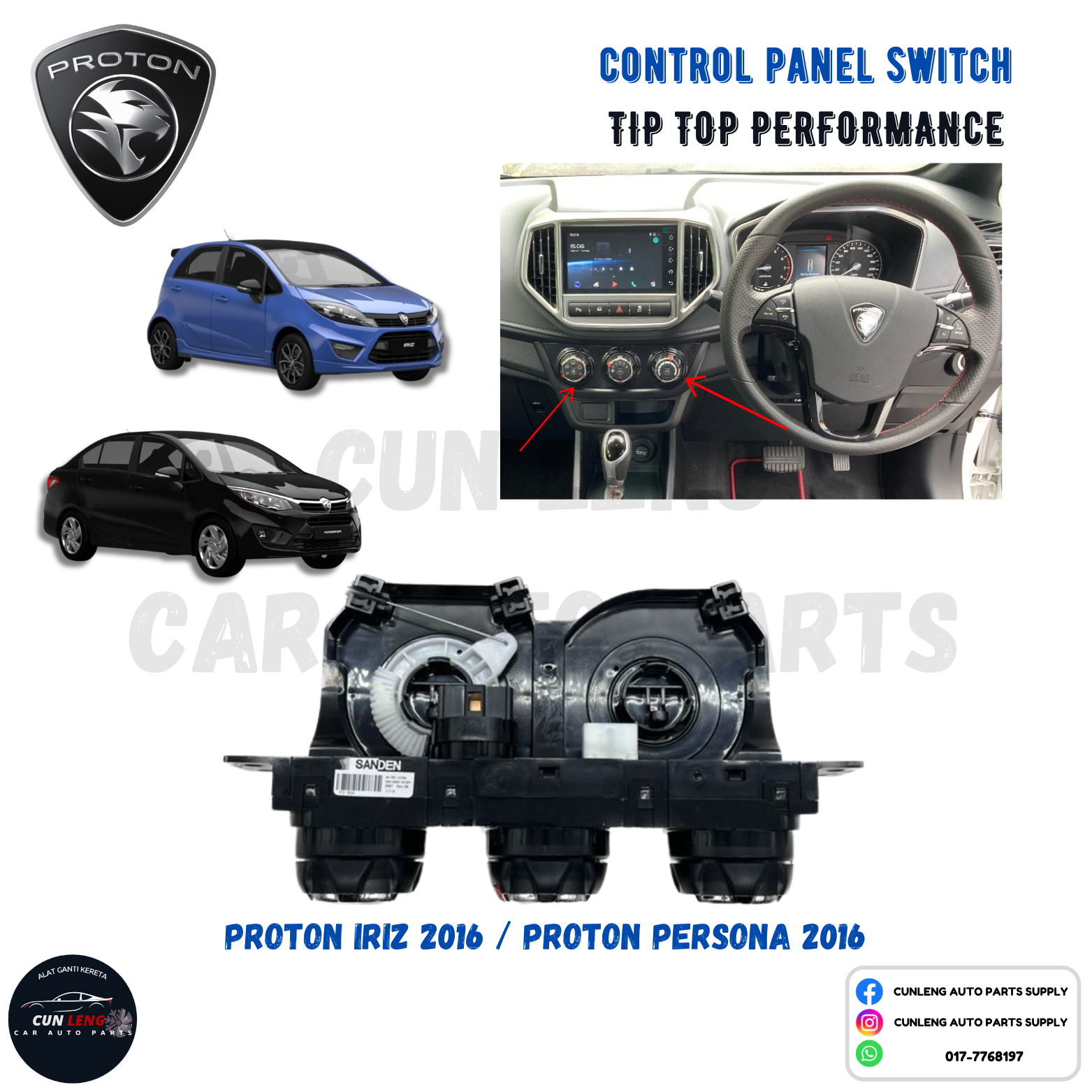Original New - Proton Iriz / Proton Persona 2016 - 2019 Car Aircond ...