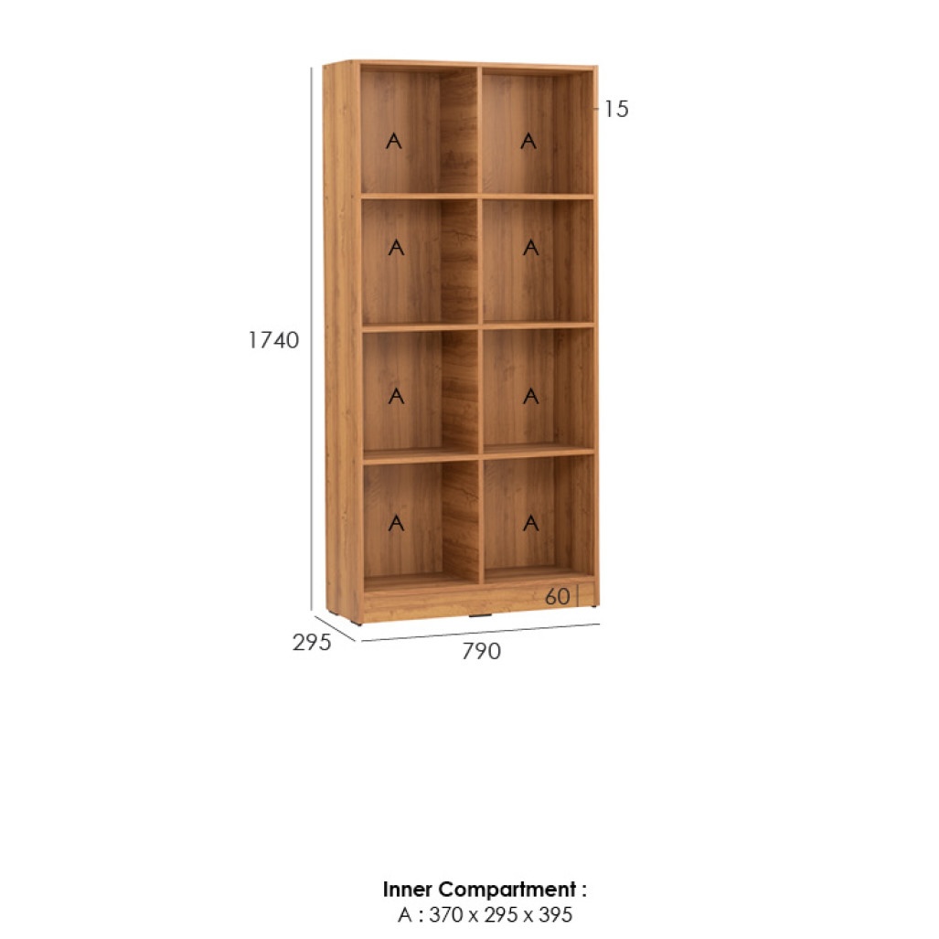 LOFT LIVING ECO 8 CUBE File Cabinet (H 174 cm)/ Display Cabinet ...