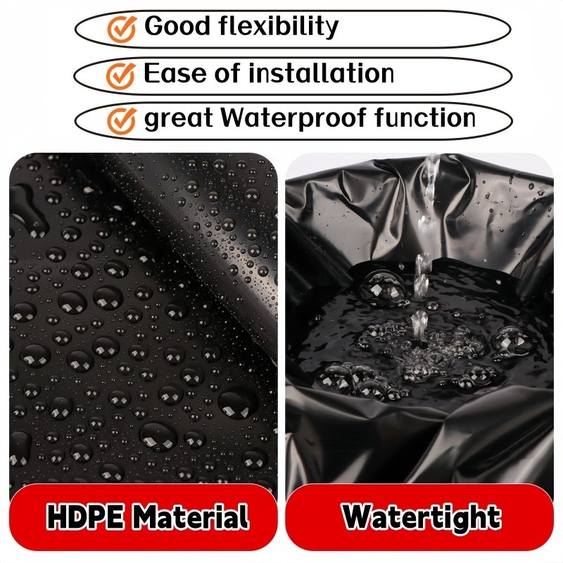 HDPE Pond Liner 2M/6M/8M Fish Pond Liner Heavy Duty Kolam Ikan Liner ...