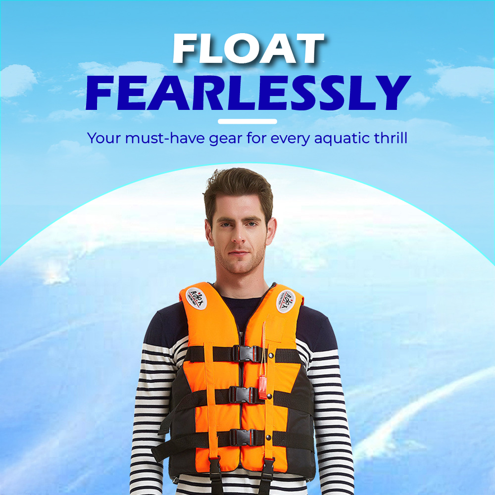 Safety Life Vest Jacket Adults Kids Fishing Life Jacket For Outdoor ...