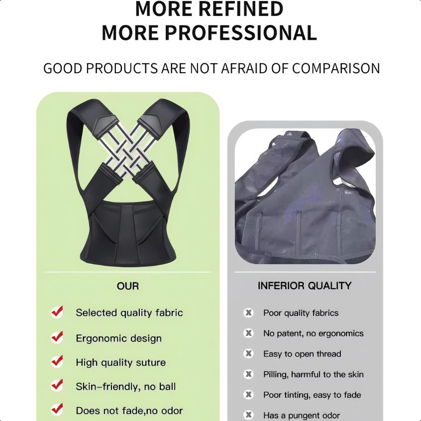 Sports Breathable Back Correction Strap Adult Posture Correction Strap ...