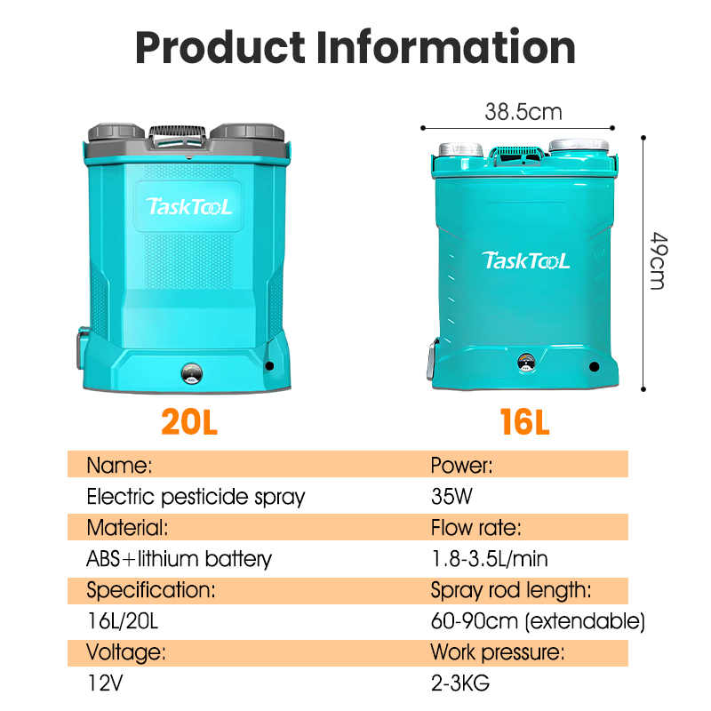 20L Electric Knapsack Sprayer Pump / Pam Racun Bateri Pump Ogawa Taneka ...