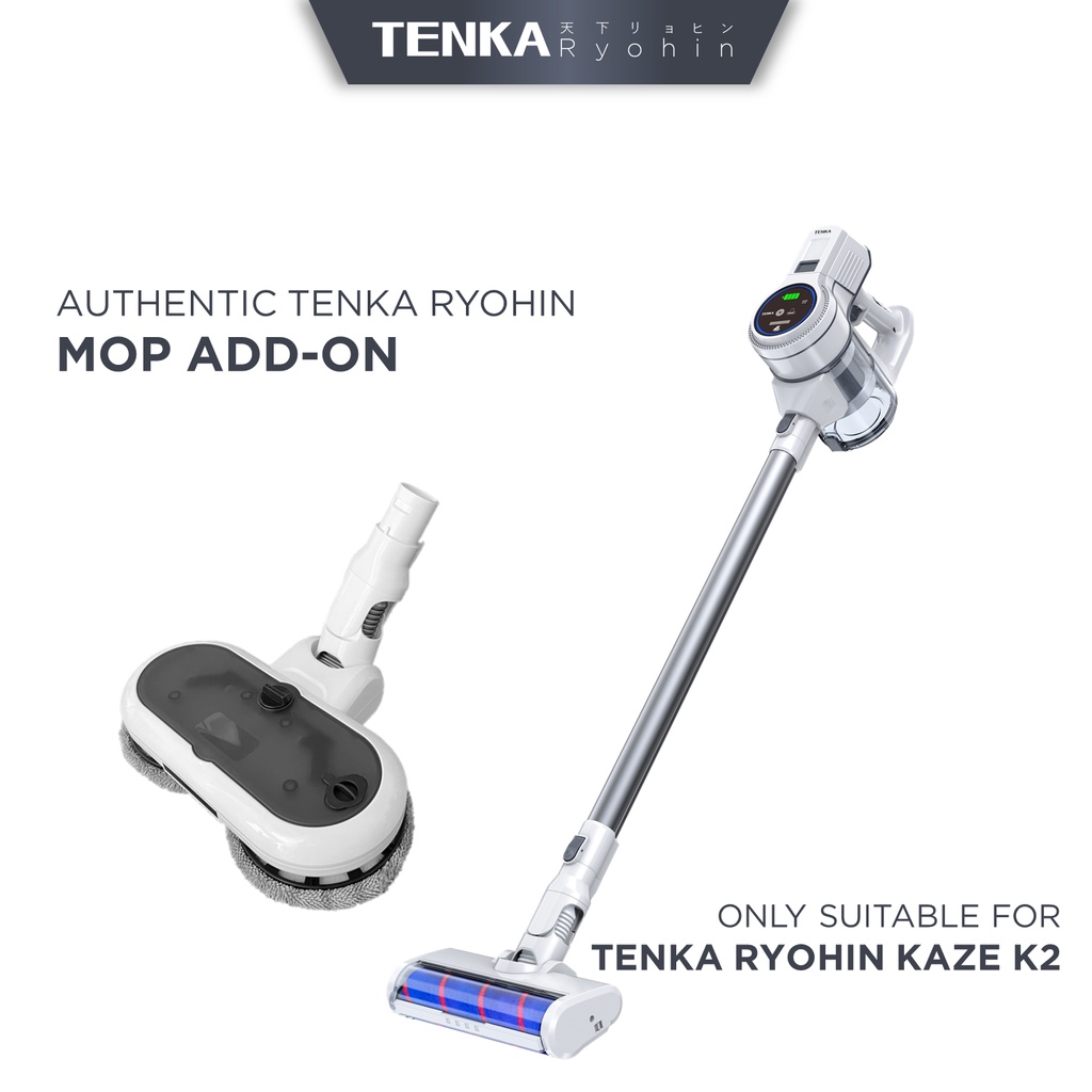 Tenka Ryohin Kaze K2 Cordless Vacuum Add On - Electric Mop | Shopee ...