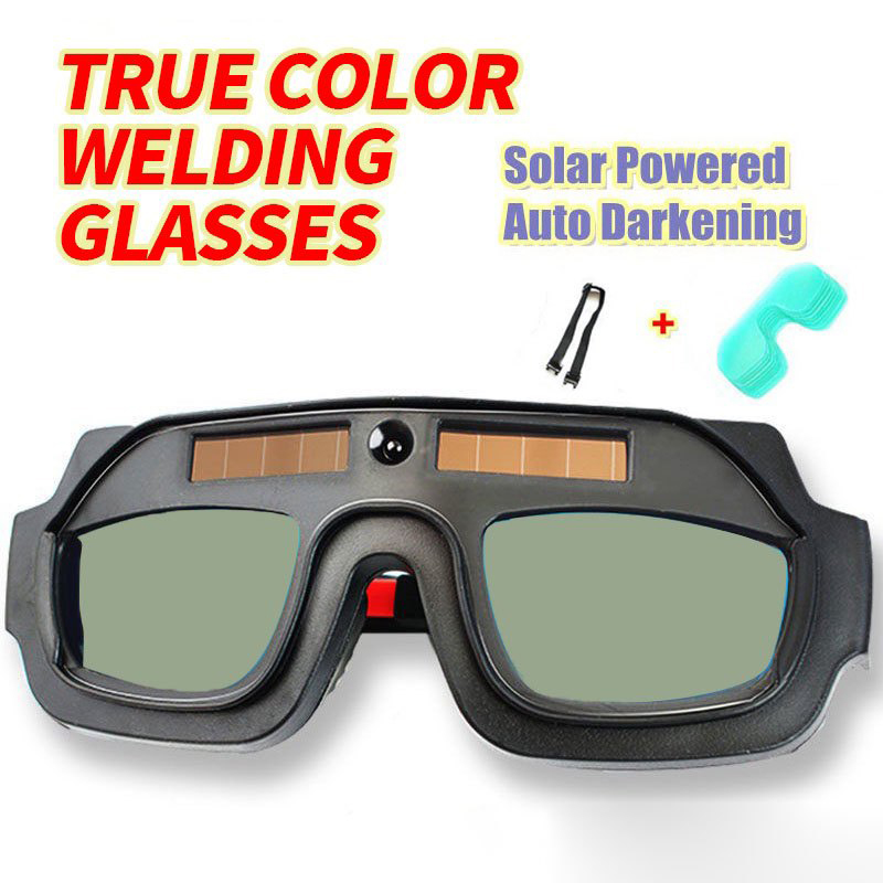 Anti-glare welding glasses automatic darkening welding mask eye ...