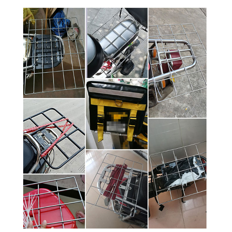 Food Delivery Box with Rack Flat Rack standard Iron frame Waterproof ...