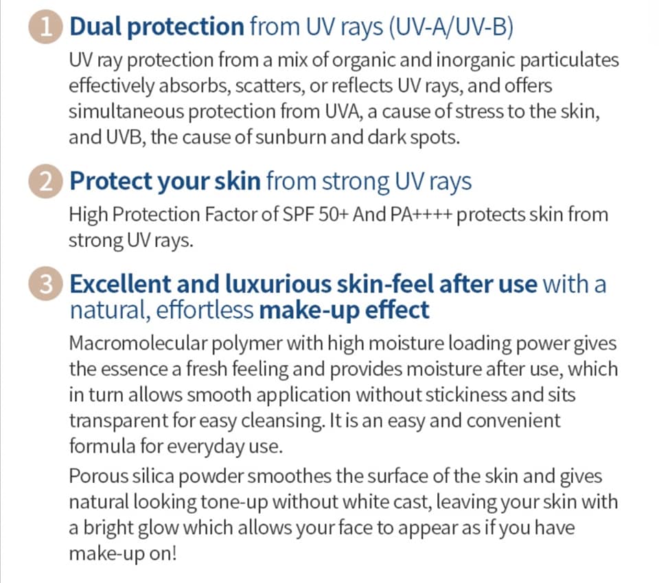 🌸 Atomy water resistant sunscreen WHITE 60ml SPF 50+ PA +++ 🌸 (sunblock ...