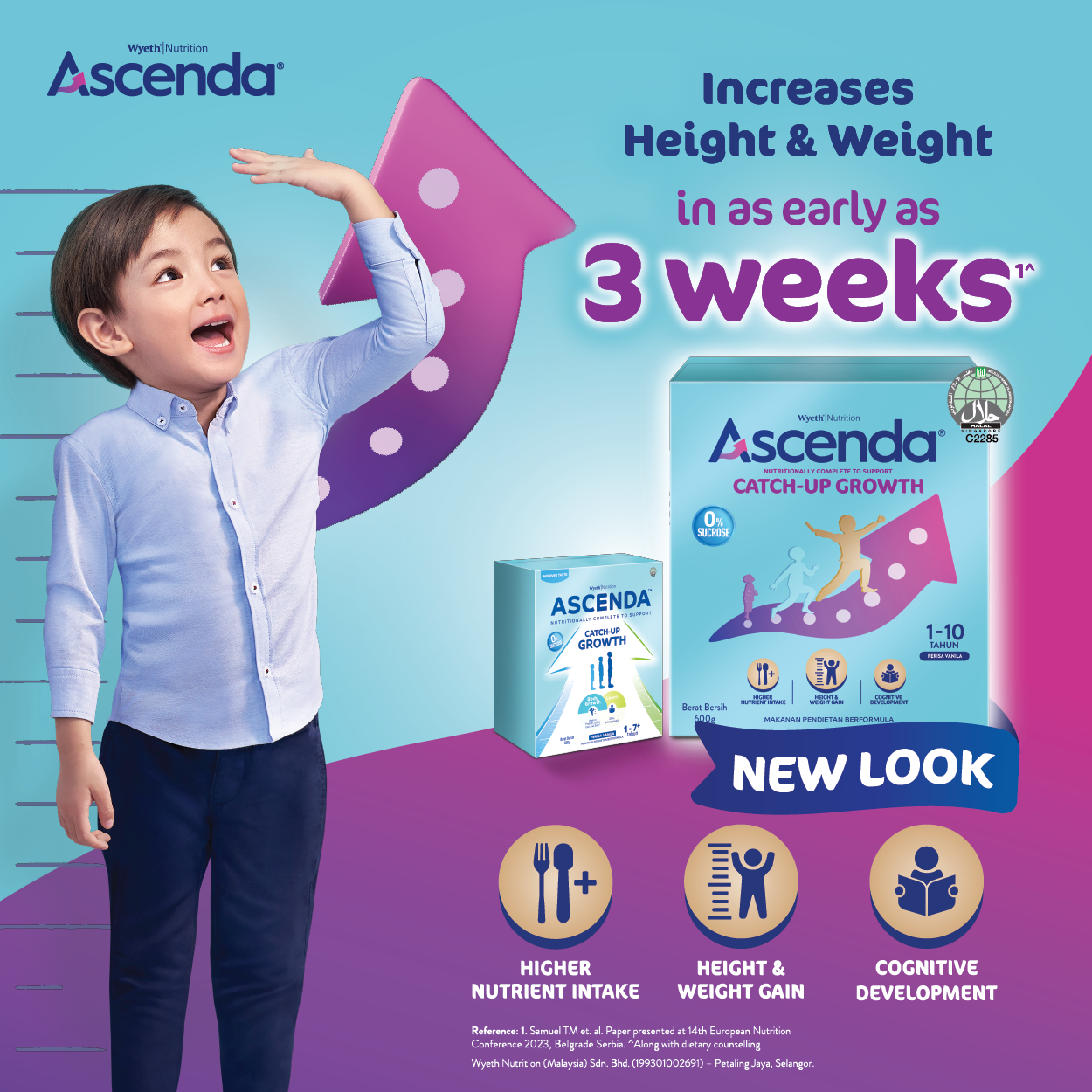 Ascenda Catch-Up Growth Formula Milk 1.8kg | Shopee Malaysia