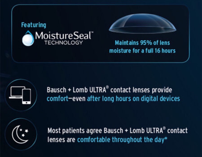 6 pcs free 1 pc Bausch & Lomb ULTRA Toric for Astigmatism (silau ...