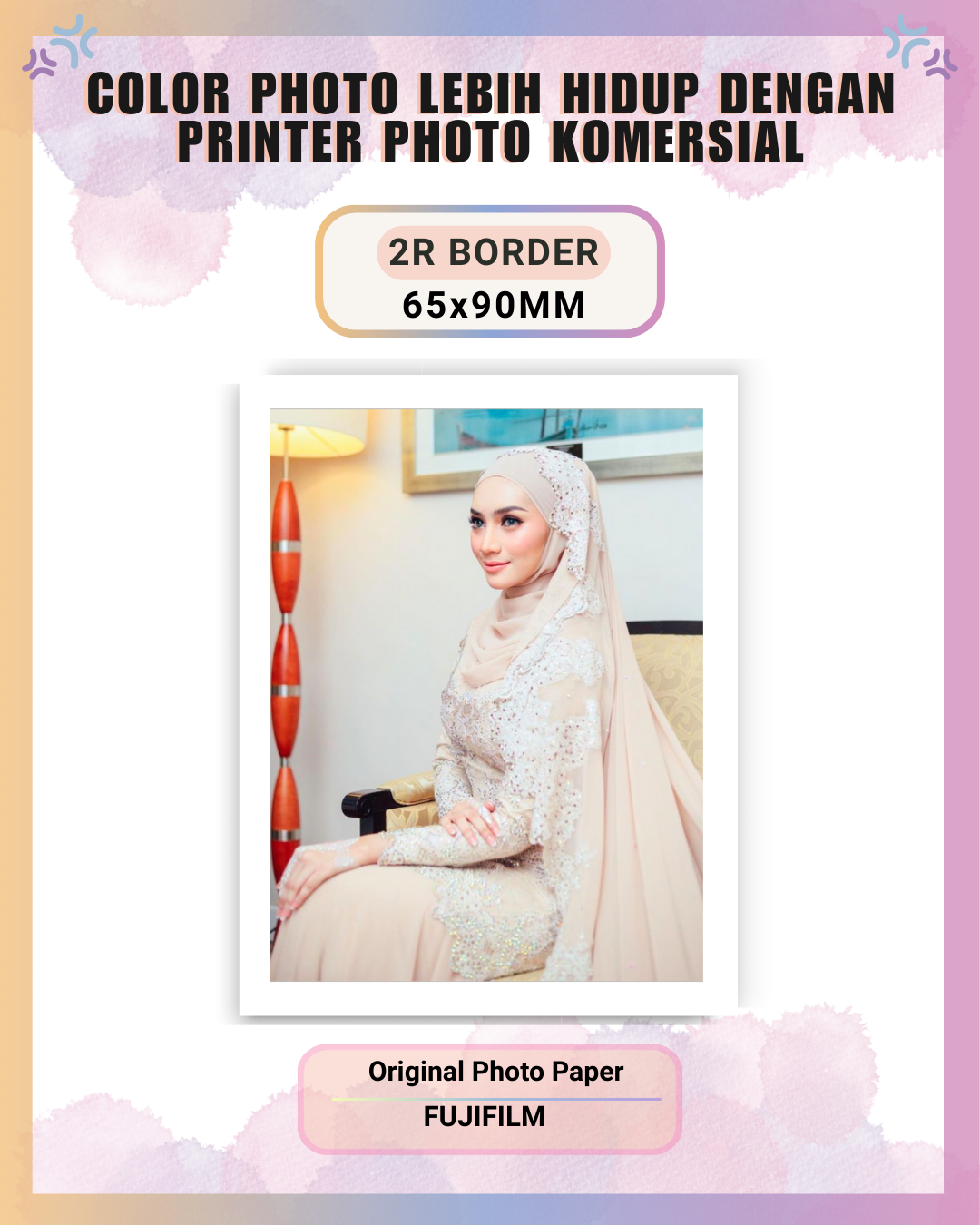 Photo Printing 2R Premium High Resolution Cetak Gambar | Paper Kualiti ...