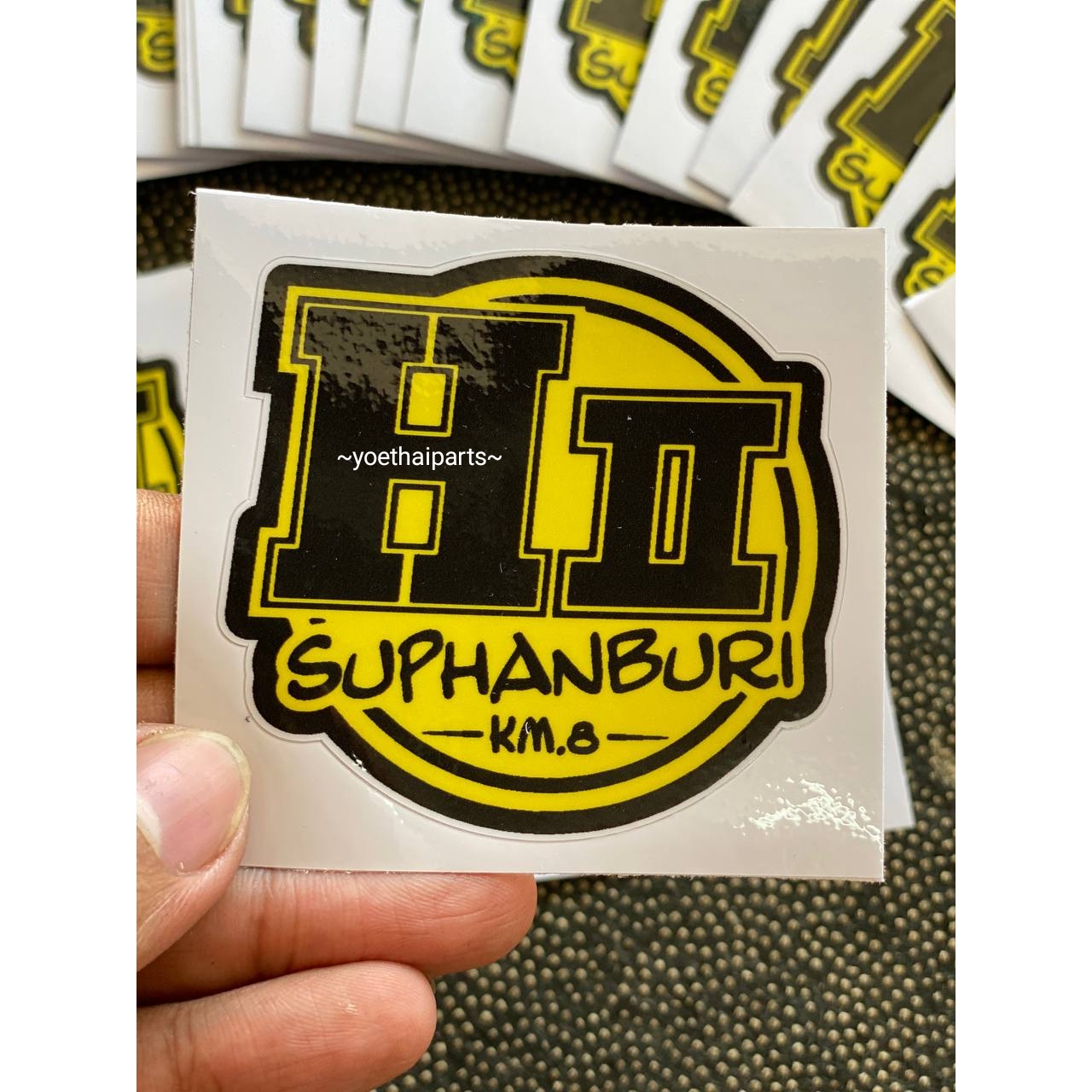H2 Suphanburi Thailand Sticker PVC Viral / Sticker Logo Moto Viral H2 ...