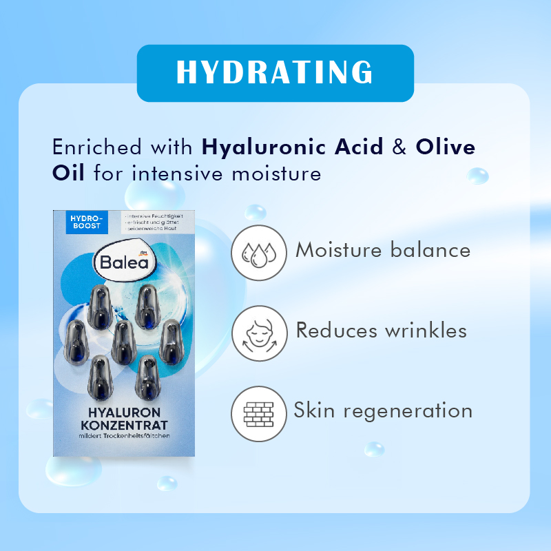 Balea Ampoule Serum (Germany) - Hydrating, Antioxidant, Whitening ...