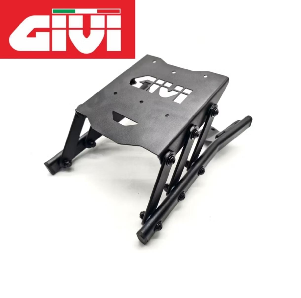 COMBO SET BOX ALLUMINIIUM 45L + MONORACK LIPAT GIVI RS150/RSX 100 ...