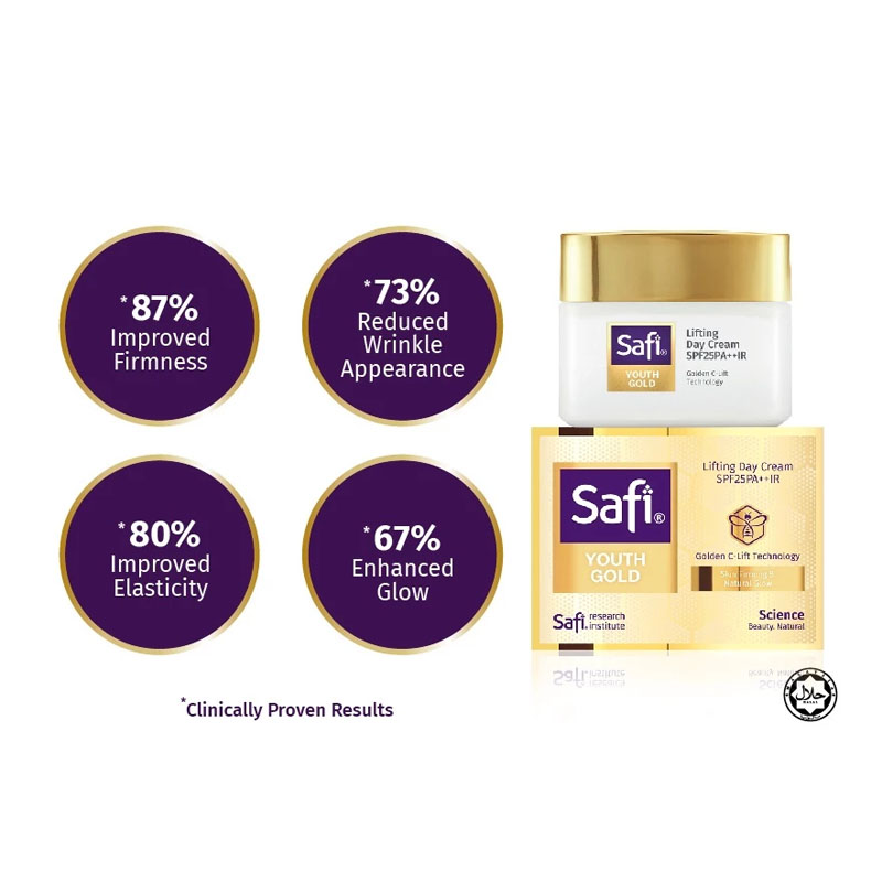 Safi Youth Gold Full Set Skin Care Signature Set Cleanser Serum Day ...