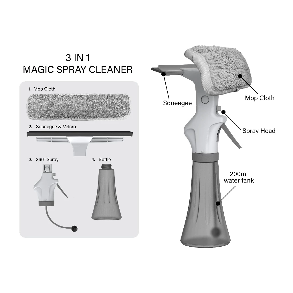 ELUXGO EM11 Window Magic Spray Cleaner (200ml) | Shopee Malaysia